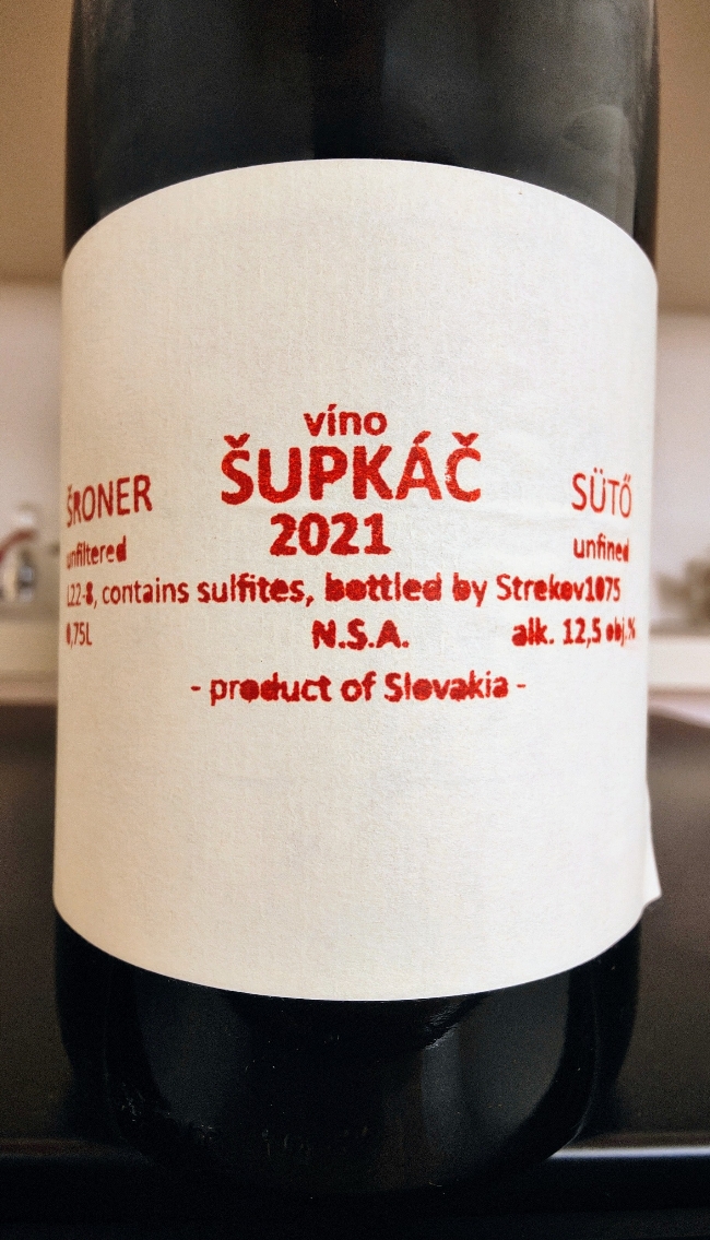 Strekov 1075 – Śupkáč 2021 – VITE DI VINO